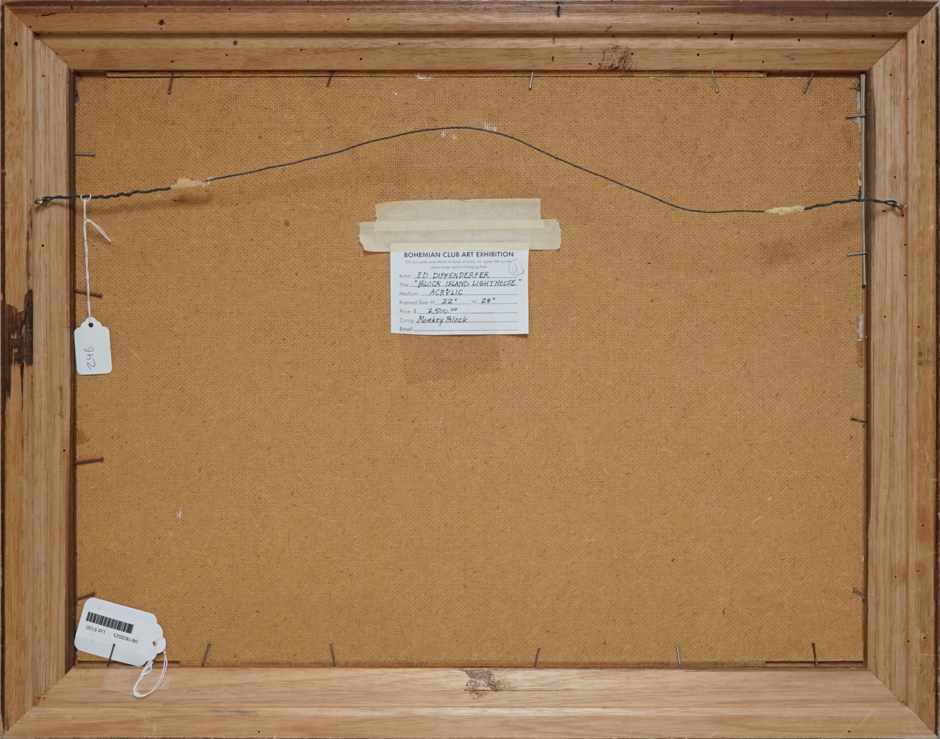 Edward Diffenderfer | 'Block Island Lighthouse' (1928) | MutualArt