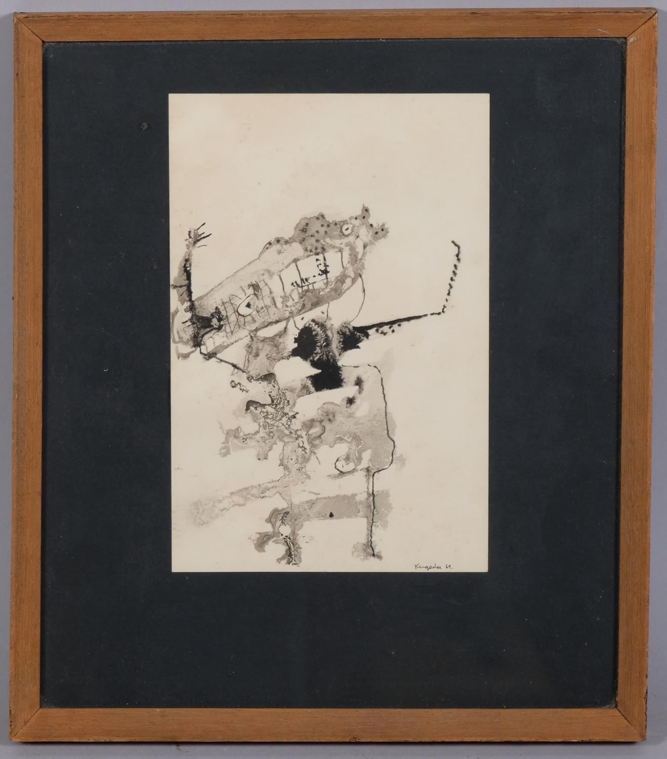 John Kingerlee | abstract composition (1969) | MutualArt