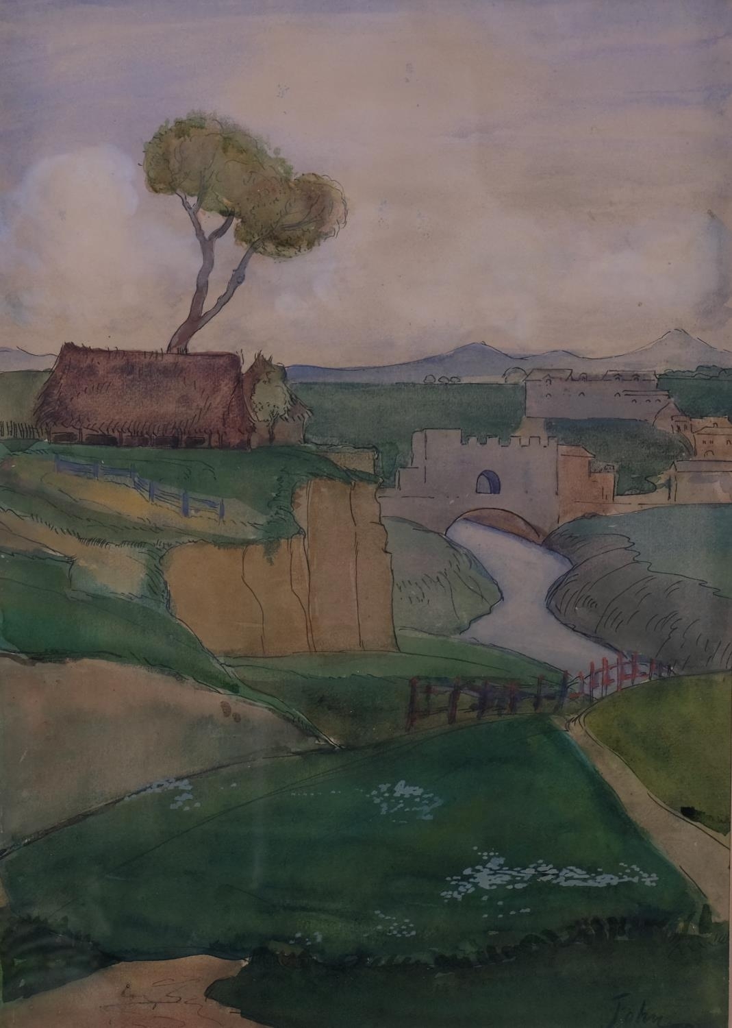 Augustus Edwin John | watercolour on paper | MutualArt