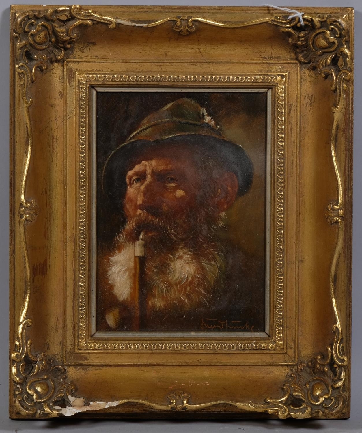 Bernd Funke | MAN WITH A PIPE | MutualArt