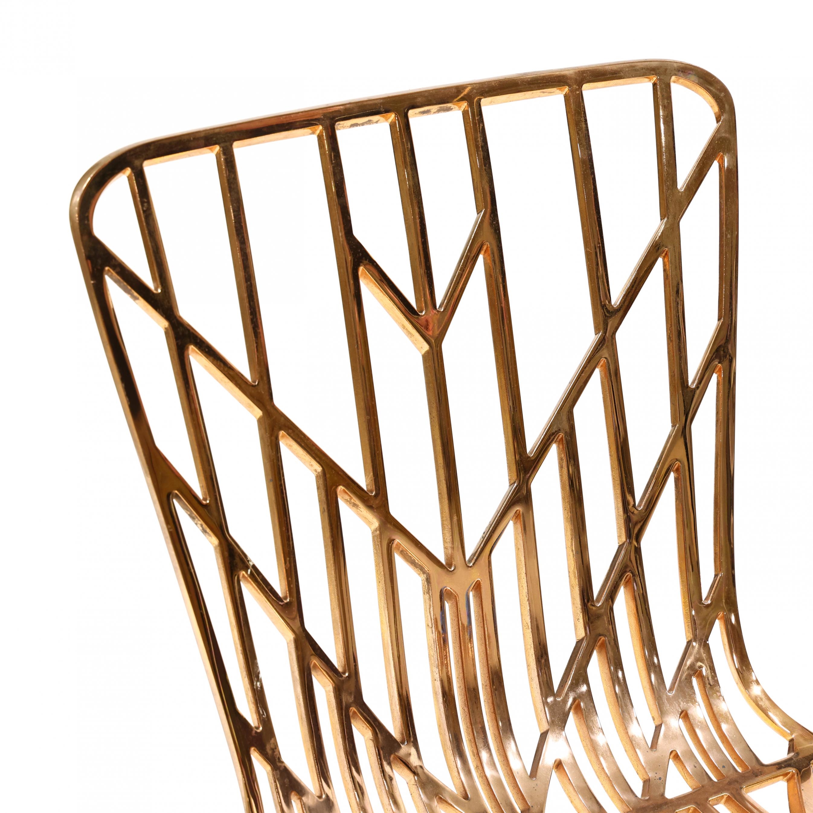 David Adjaye | Six Copper Washington Skeleton Chairs (2013) | MutualArt