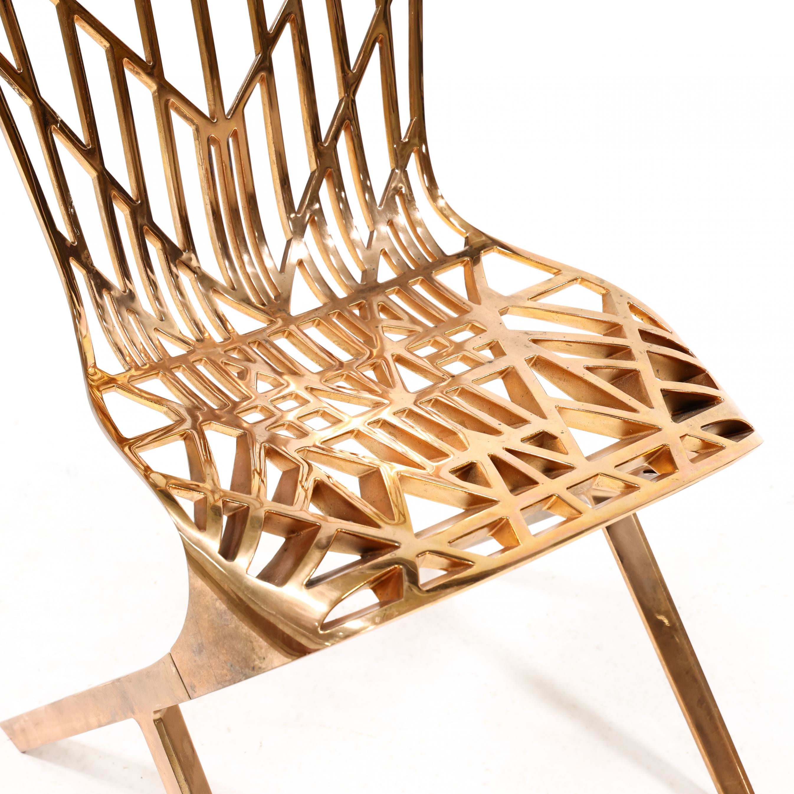 David Adjaye | Six Copper Washington Skeleton Chairs (2013) | MutualArt