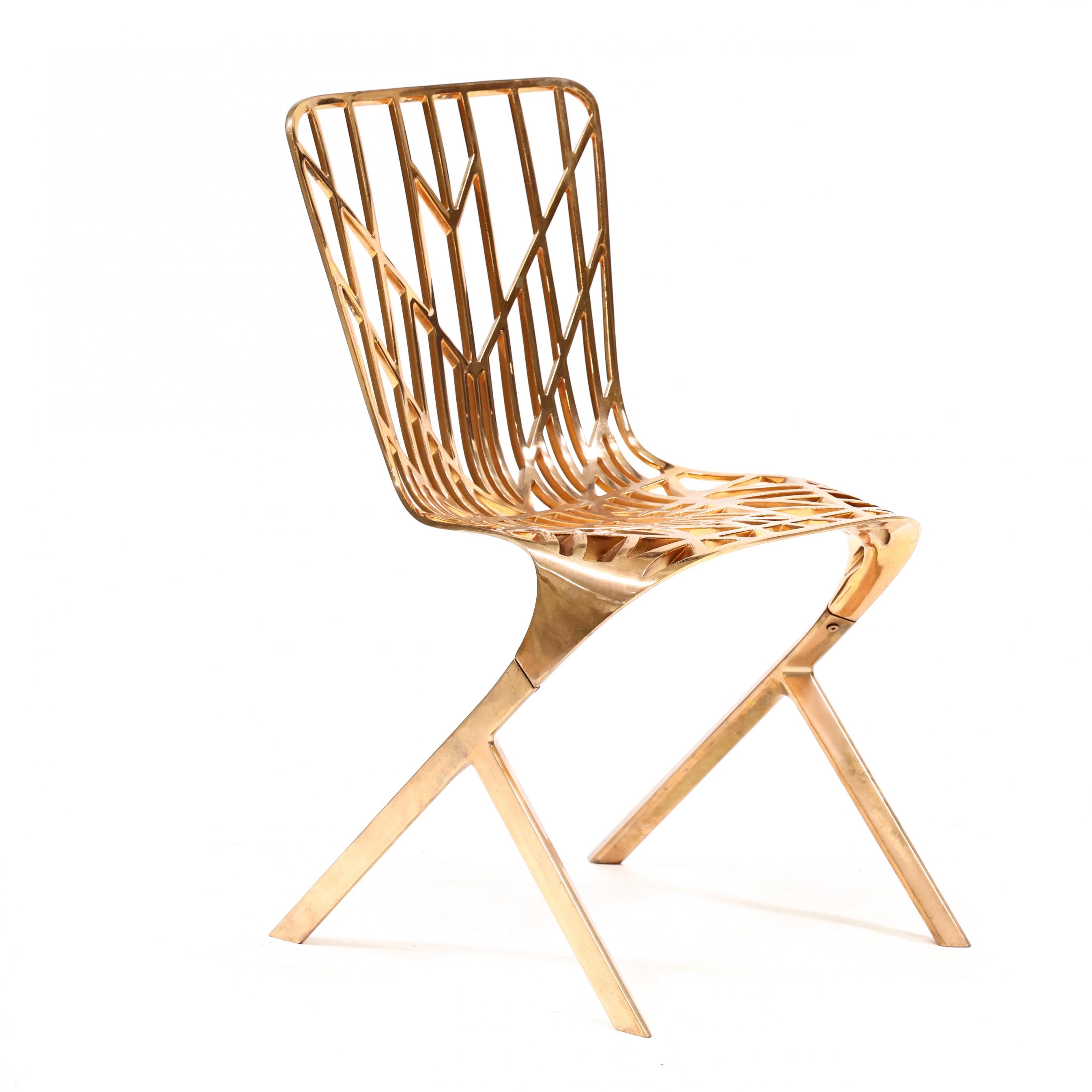 David Adjaye | Six Copper Washington Skeleton Chairs (2013) | MutualArt