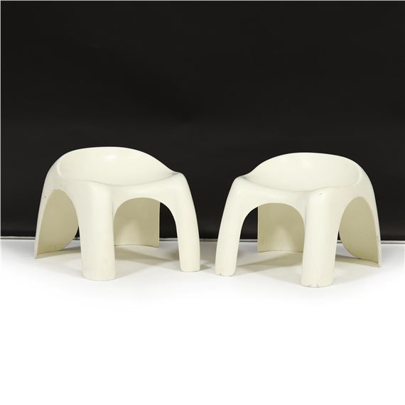 Stacy Dukes | Pair of Efebo Children's Stools (1960s) | MutualArt