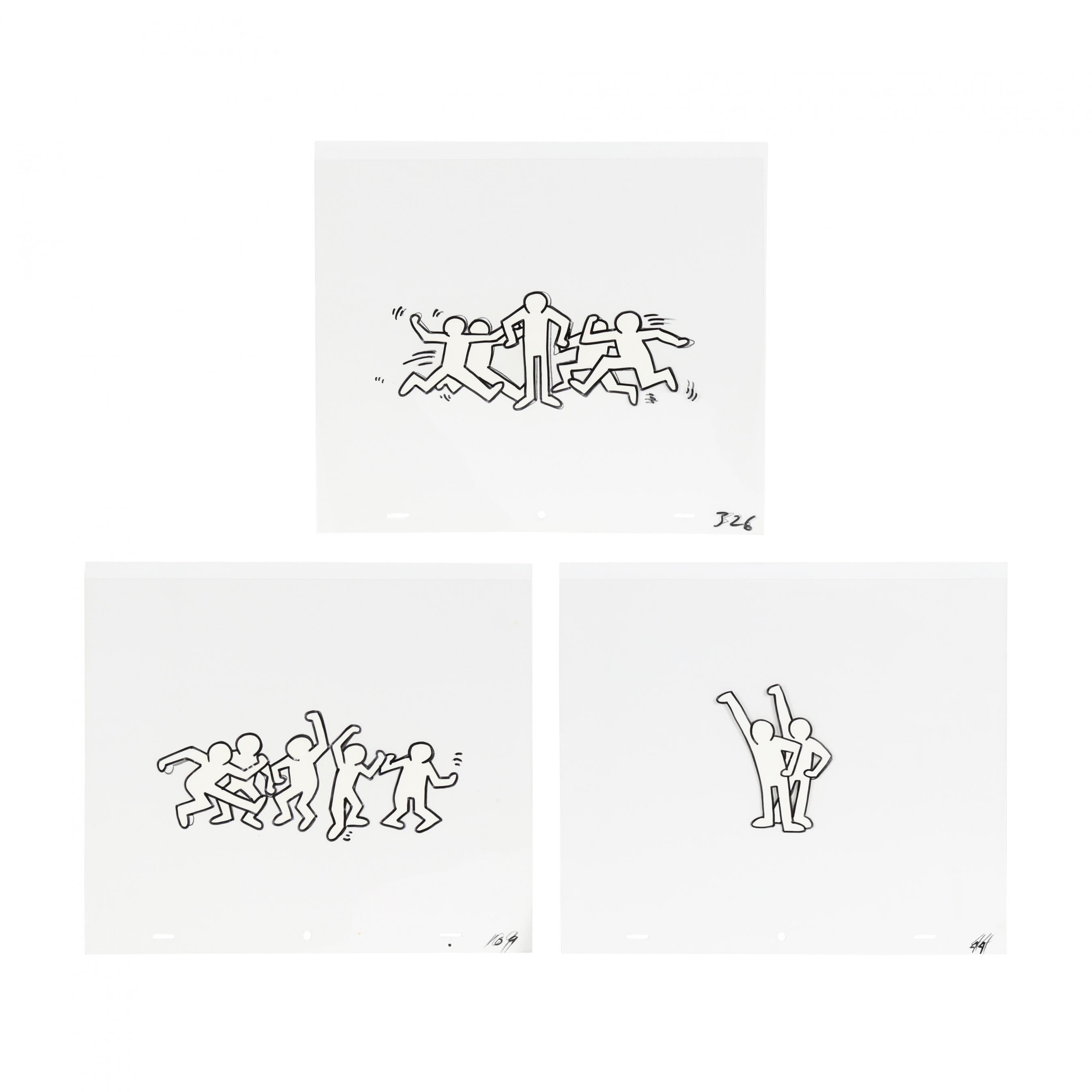 Keith Haring | Sesame Street Break-Dancers Animation Drawings (Three ...