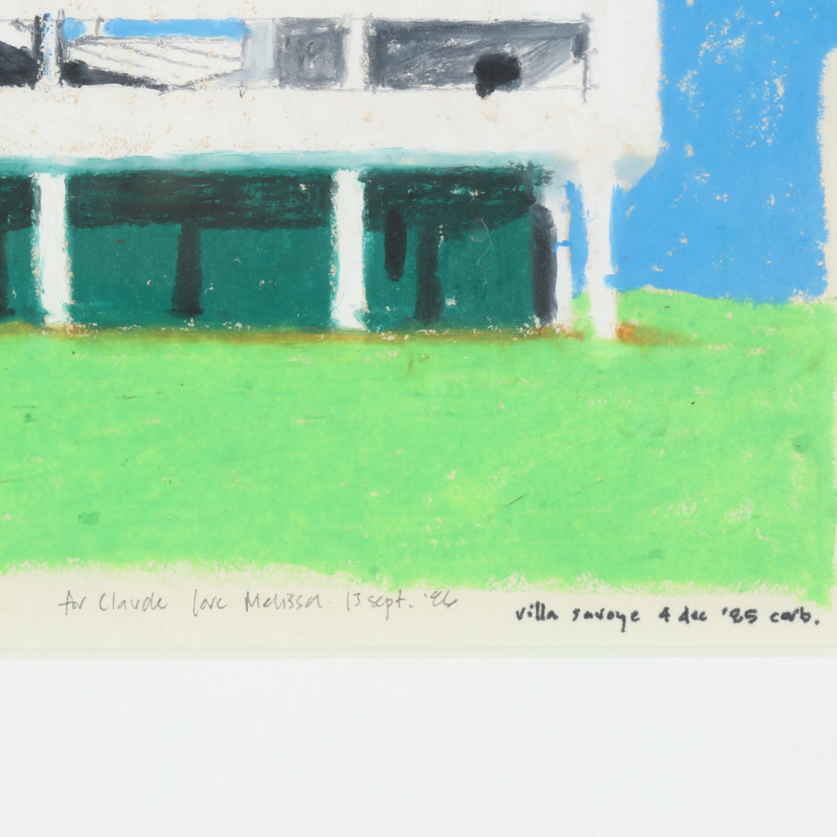 Melissa Harris | Villa Savoye (1985) | MutualArt
