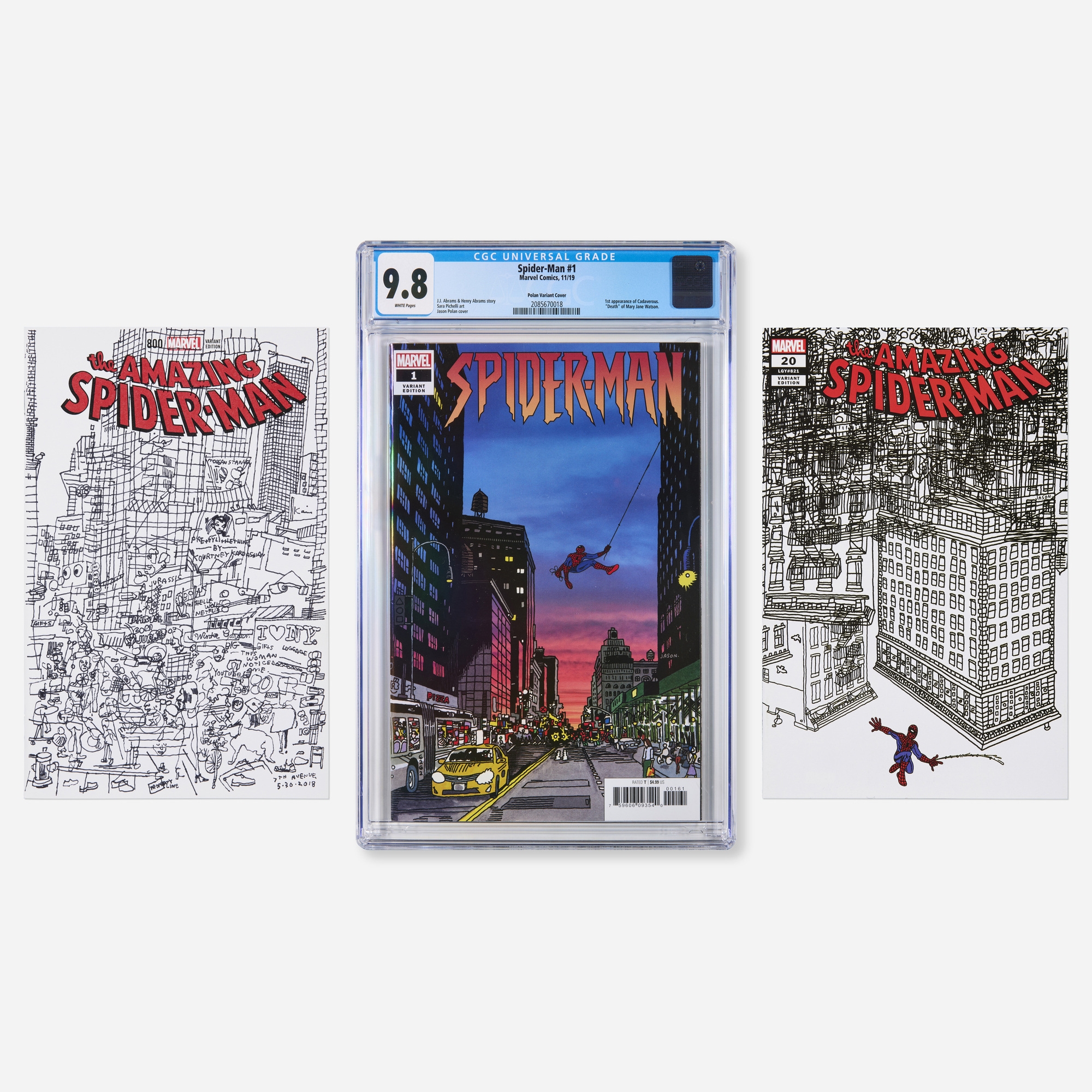 Jason Polan | Spider-Man Variant Cover collection (2019) | MutualArt