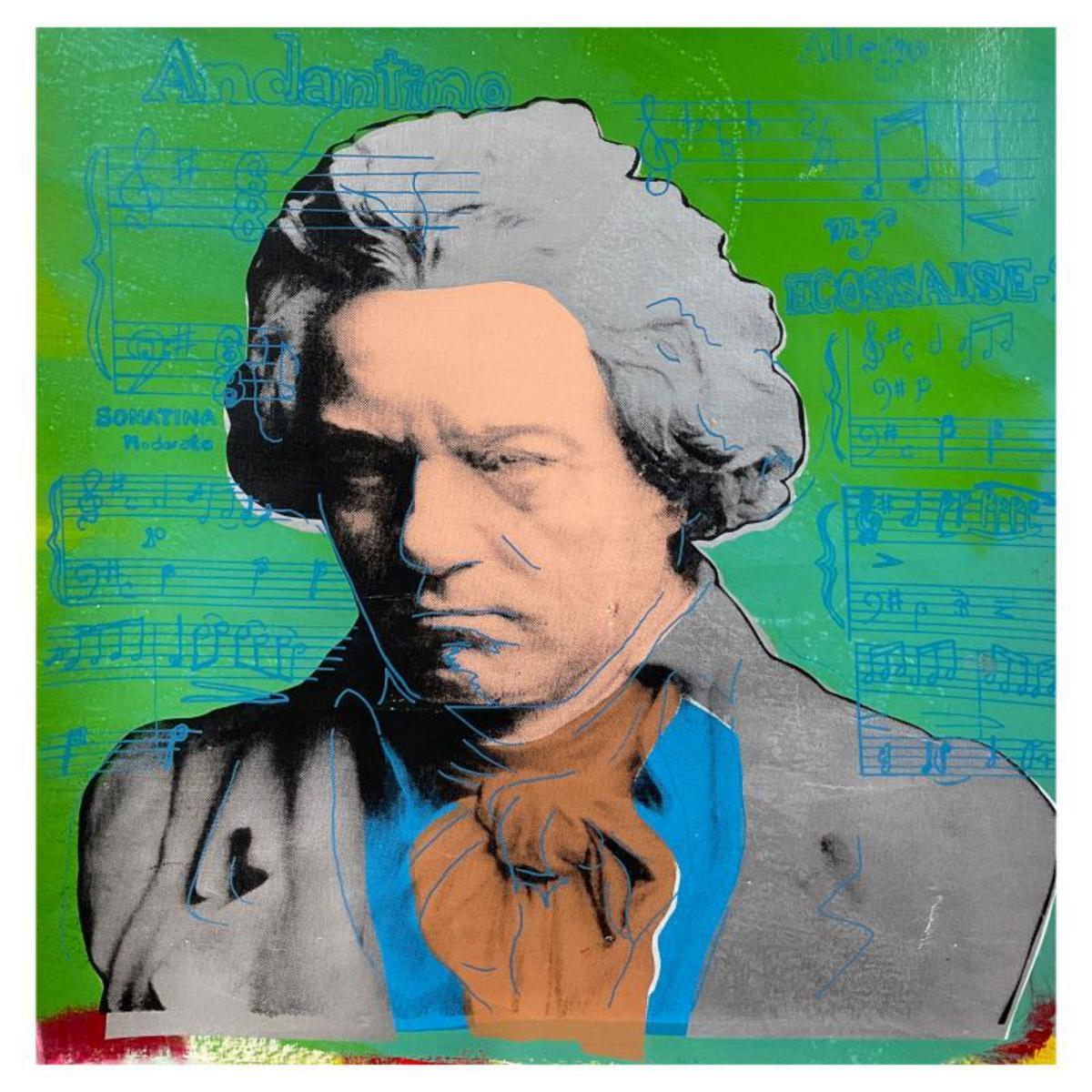 Steve Kaufman | Beethoven | MutualArt