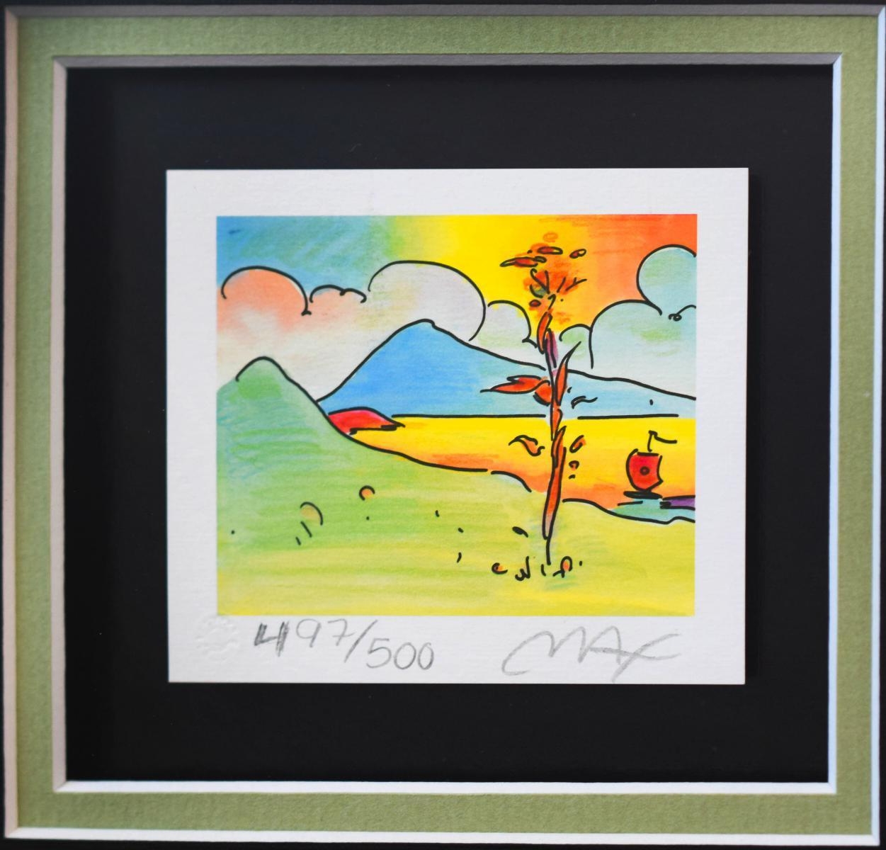 Peter Max | Tree with Sailboat (Mini Series) | MutualArt