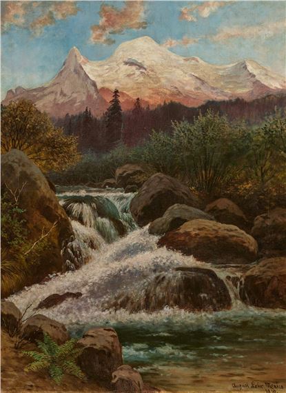 August Löhr | VIEW OF THE GARDENS OF BORDA, CUERNAVACA, MEXICO (1905 ...