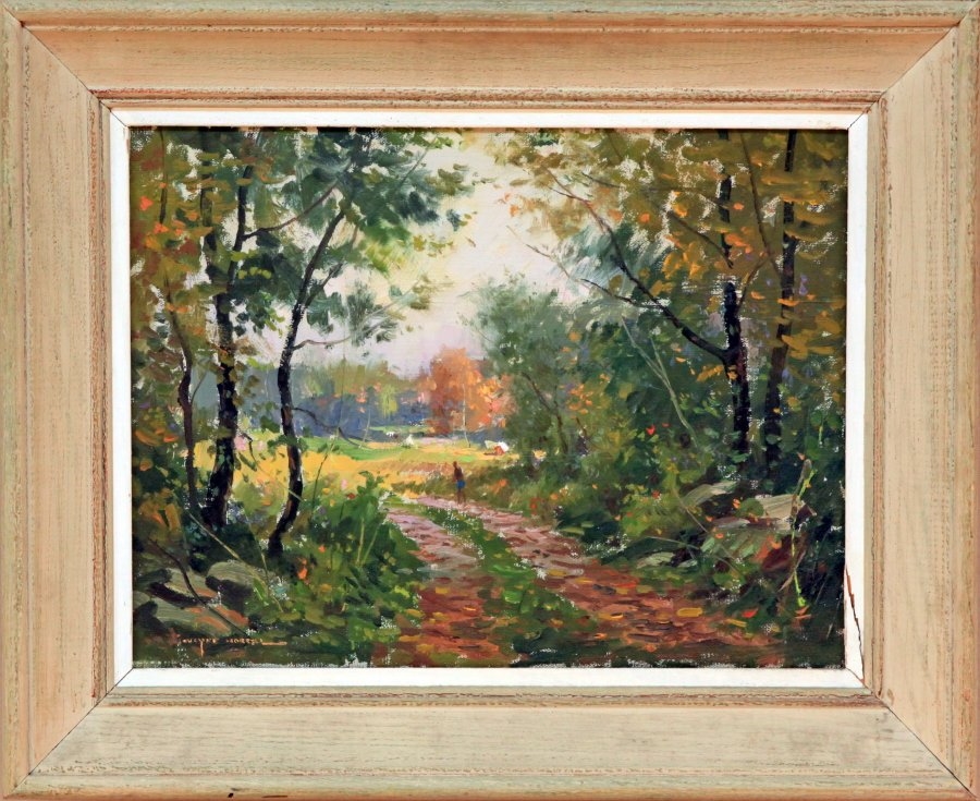 Wayne Beam Morrell | Walking in the Woods | MutualArt