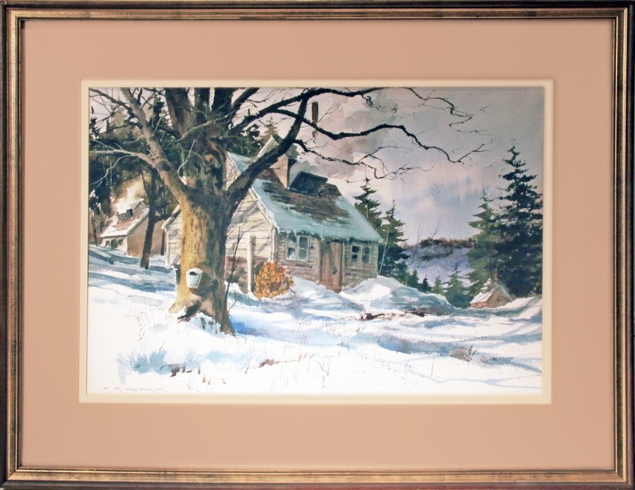 Ferdinand Ralph Petrie | Vermont Sugar House | MutualArt