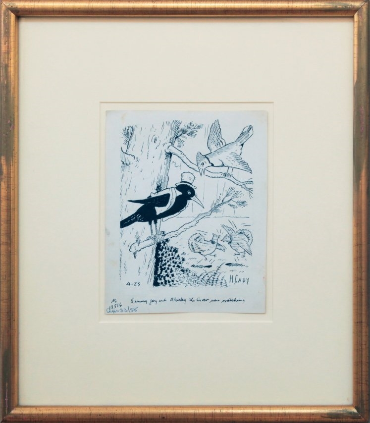 Harrison Cady | Sammy Jay and Blacky the Crow were Watching | MutualArt