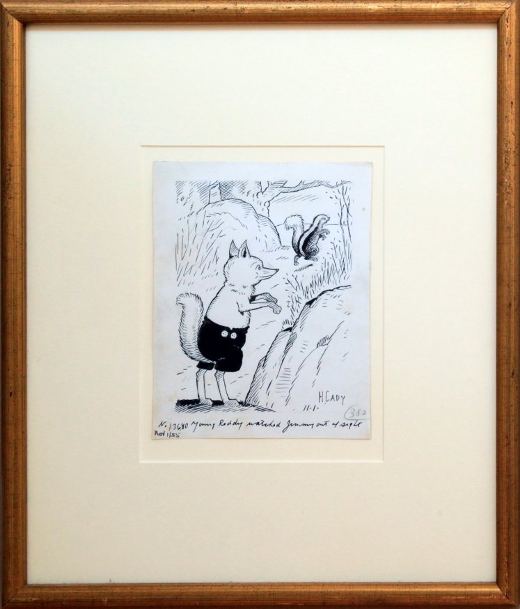 Harrison Cady | Young Reddy Watched Jimmy Out of Sight | MutualArt