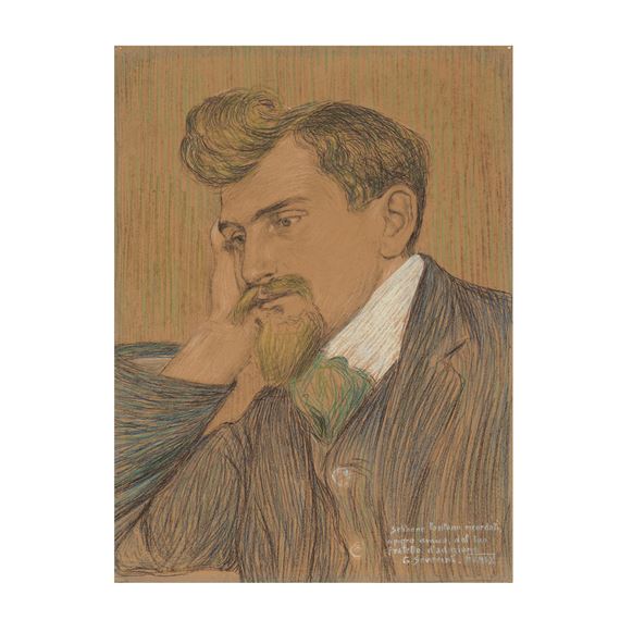 Gino Severini | Portrait of Paul Fort (1913 - 1914) | MutualArt