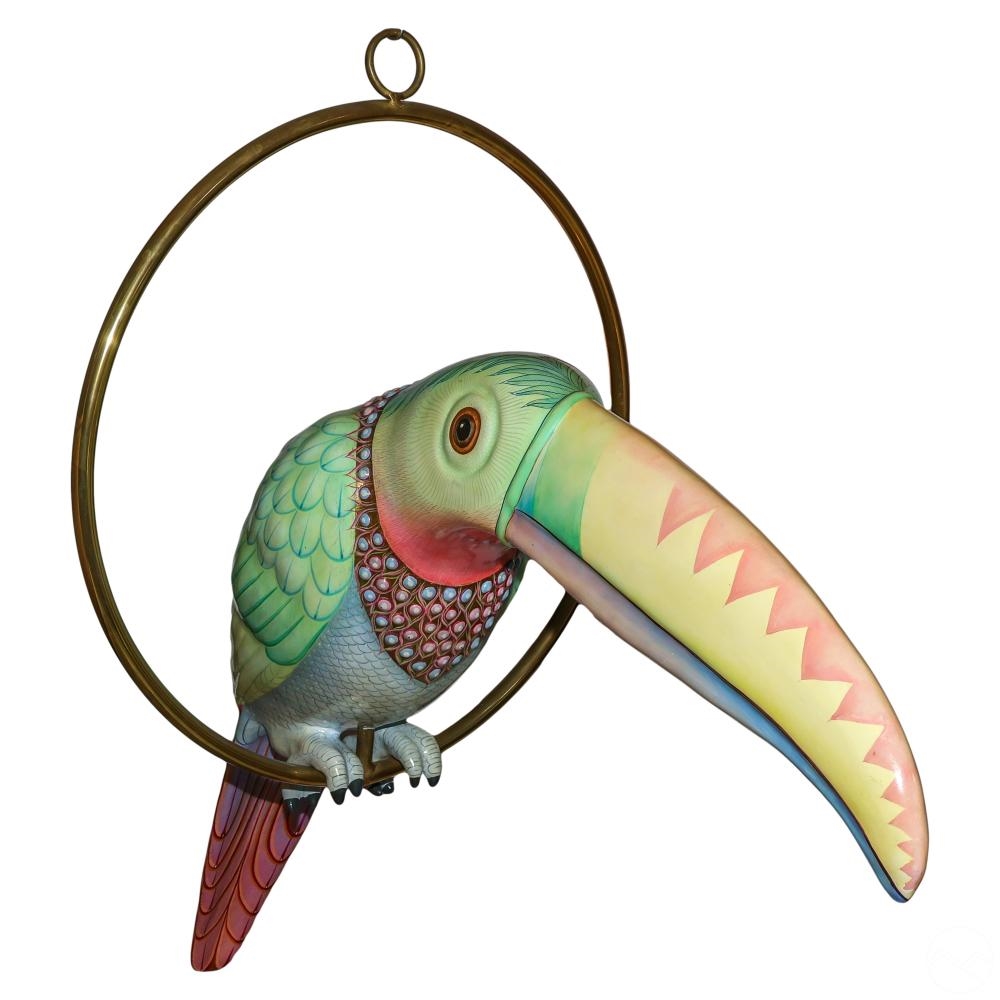 Sergio Bustamante | Sergio Bustamante b1942 Life Size Toucan Sculpture ...