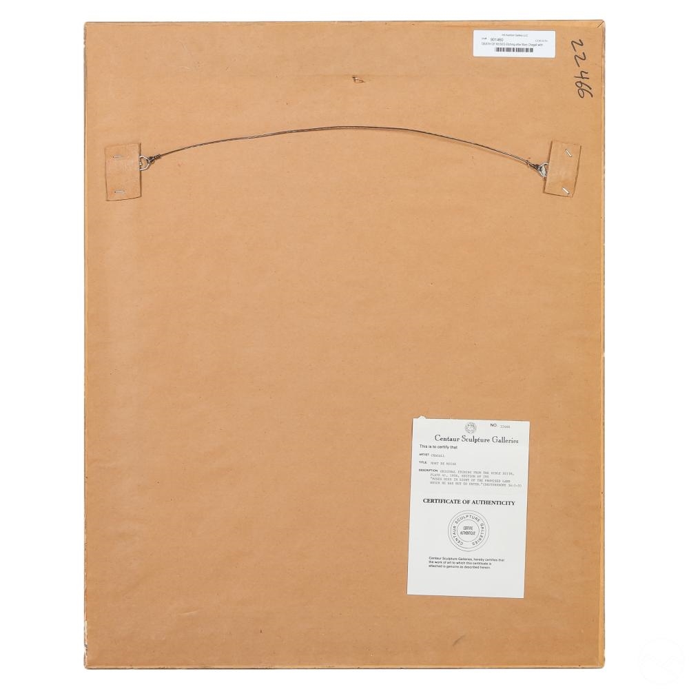 Marc Chagall | Mort de Moise (Death of Moses) (1956) | MutualArt