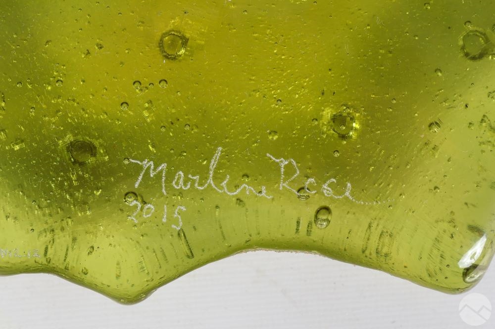 Marlene Rose | Marlene Rose b.1967 Amber Art Glass Wild Butterfly ...