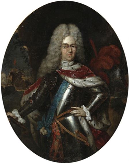 Hyacinthe Rigaud | Portrait of prince Carl of Danmark (18th Century ...