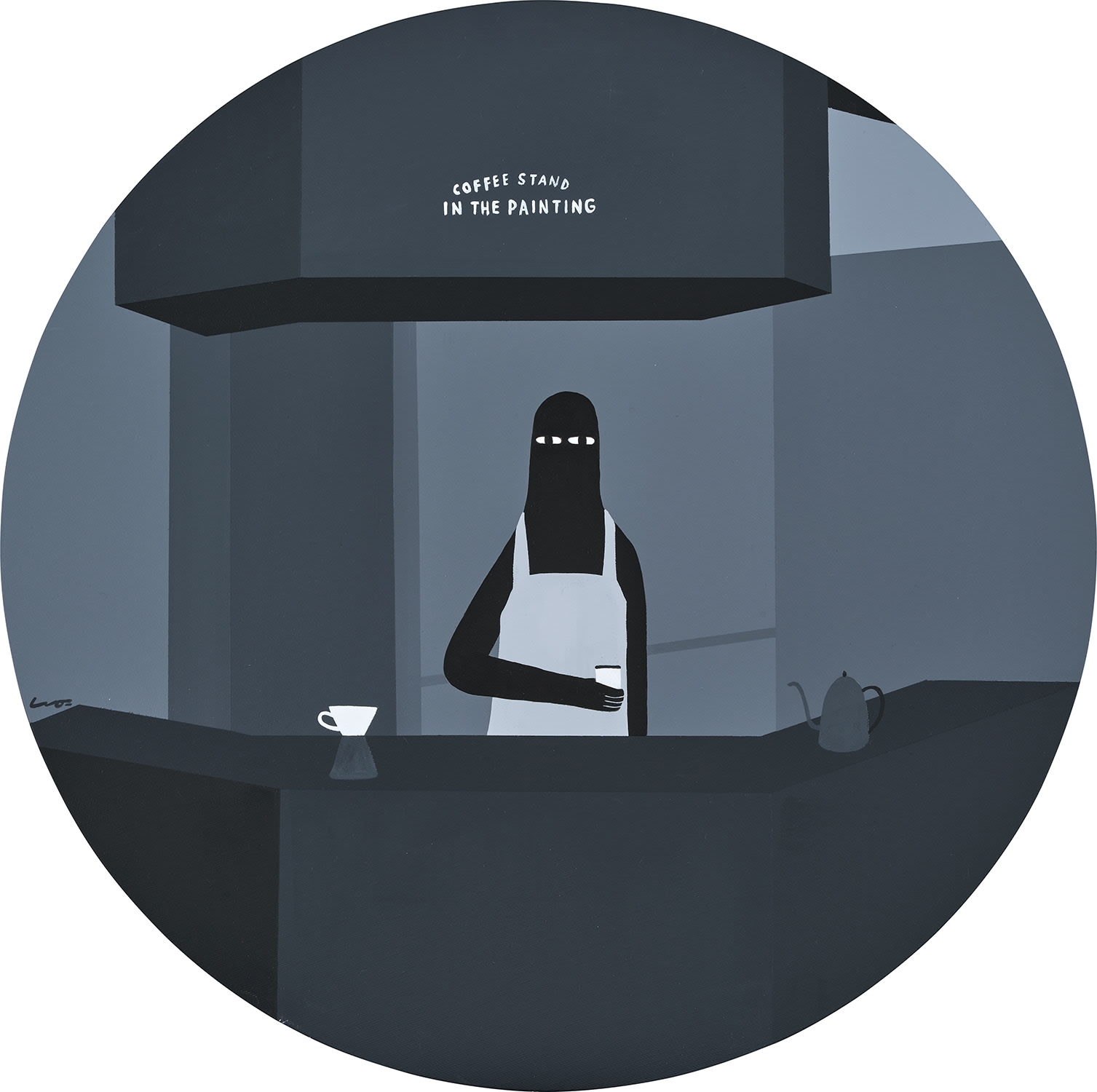 LY | COFFEE STAND IN THE PAINTING 6 (2019) | MutualArt