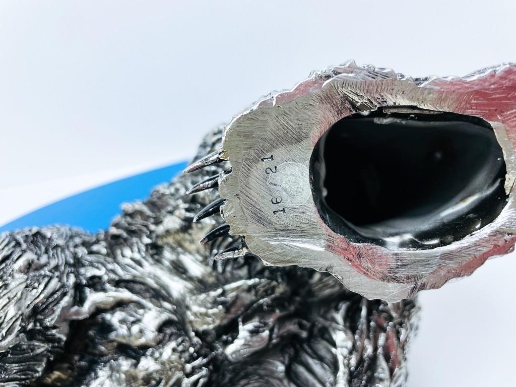 Dean Drever | b. 1970 Bear with Salmon 16/21 V1 stainless steel and ...