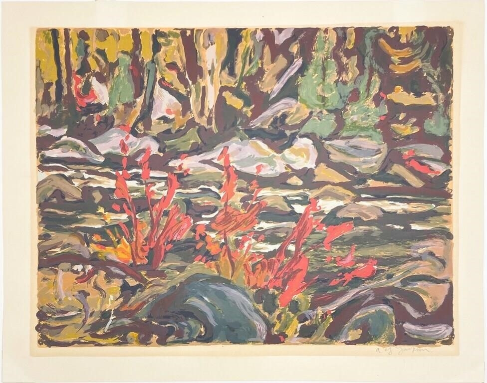 Alexander Young Jackson | (1882 - 1974) G7 OSA RCA Agawa River Algoma ...