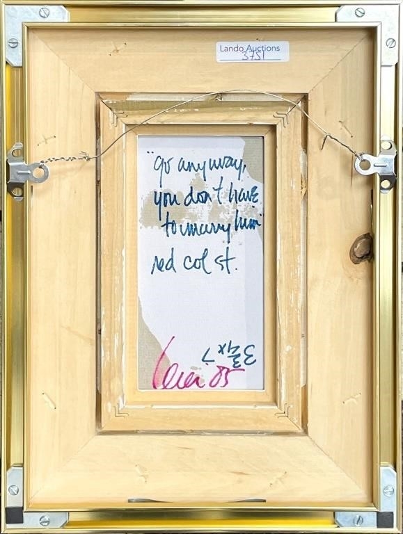 Grant Leier | b. 1956 Go Anyway (1985) | MutualArt