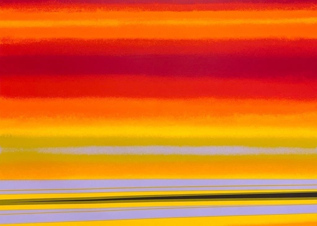 Rita Letendre | (1928 - 2021) RCA Romir 64/150 silkscreen on paper 19 x ...