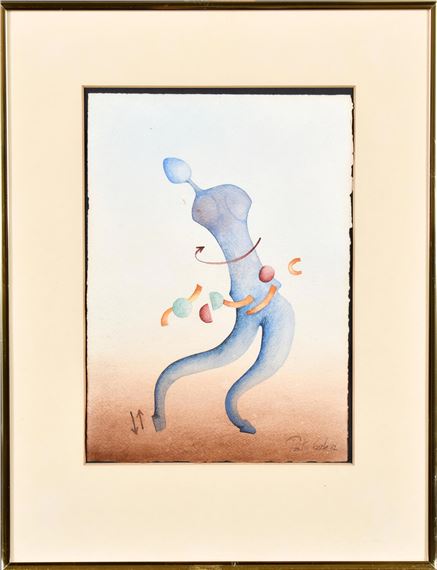 Pontus Carle | 107 Pontus Carle Akvarell på papper (1955) | MutualArt