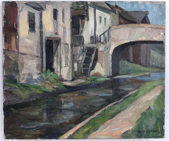 Della J. Barber | Canal at New Hope | MutualArt