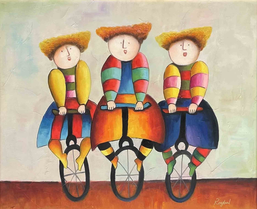 Joyce Roybal | The Cyclists | MutualArt