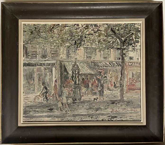 Armand Dalian | Parisian streets Two (1965 - 1967) | MutualArt