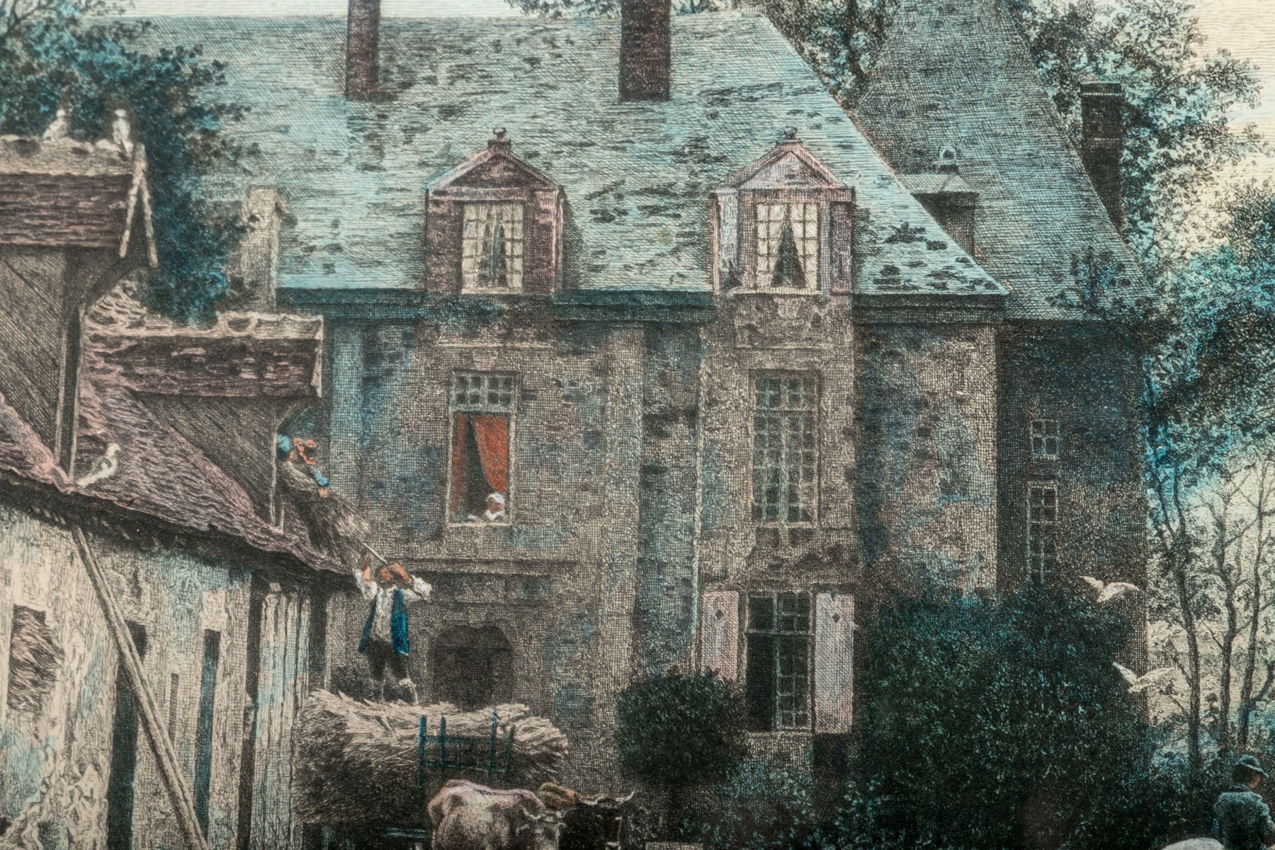 Marie-François Firmin-Girard | Une visite á la ferme | MutualArt