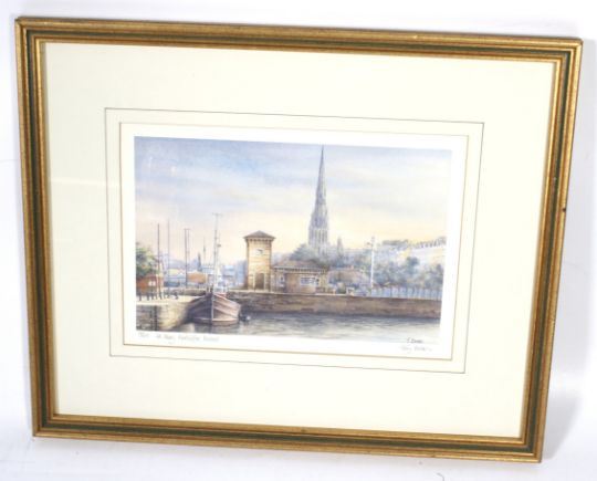 Terry Bevan | signed limited edition print of St Mary Redliffe | MutualArt