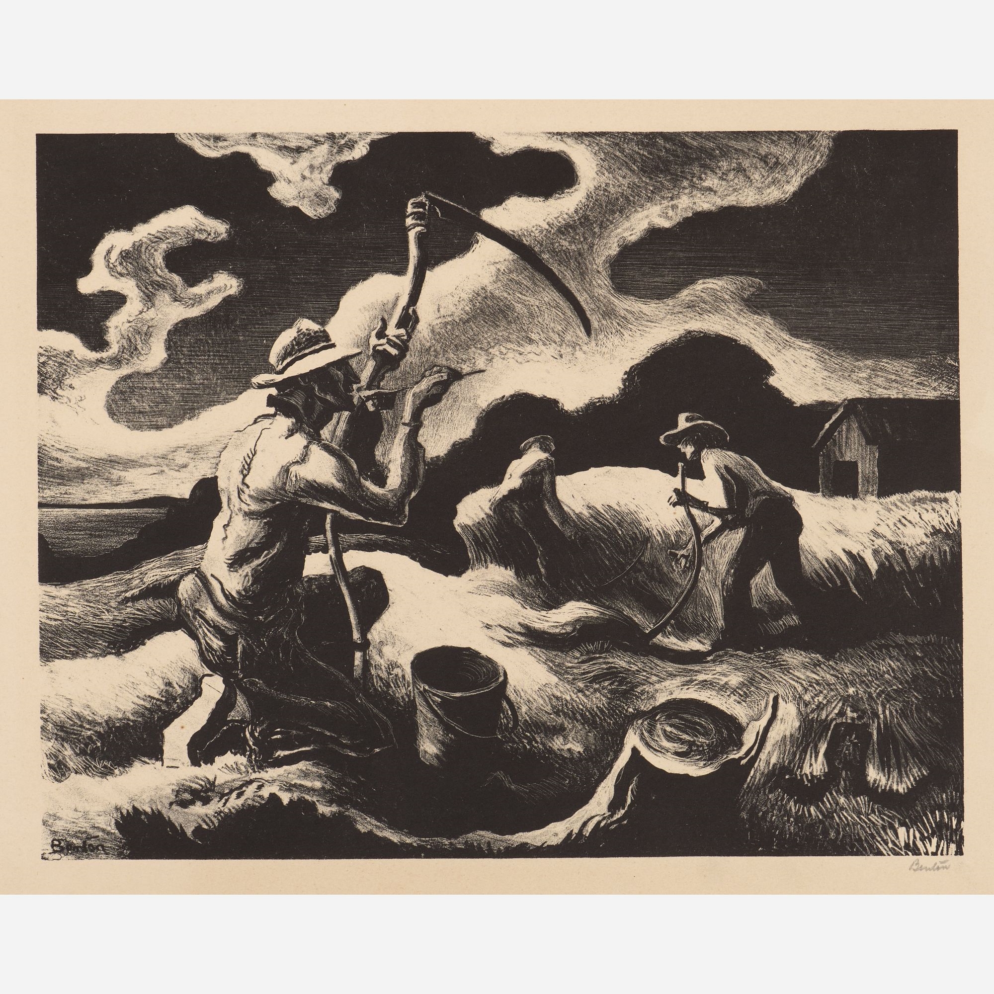 Thomas Hart Benton‏ | NOON (1939) | MutualArt