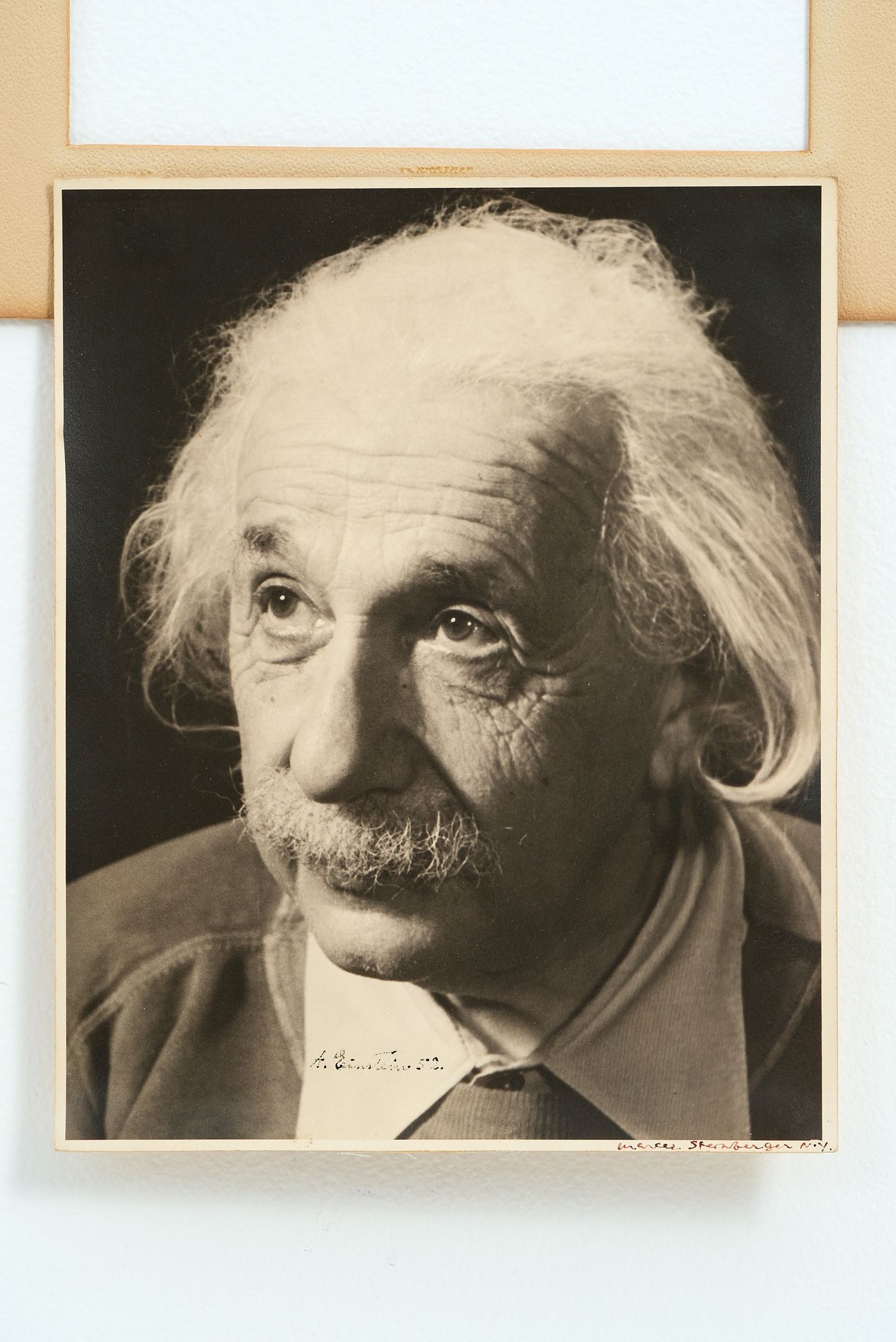 Marcel Sternberger | Albert Einstein Signed Gelatin Silver Portrait by ...
