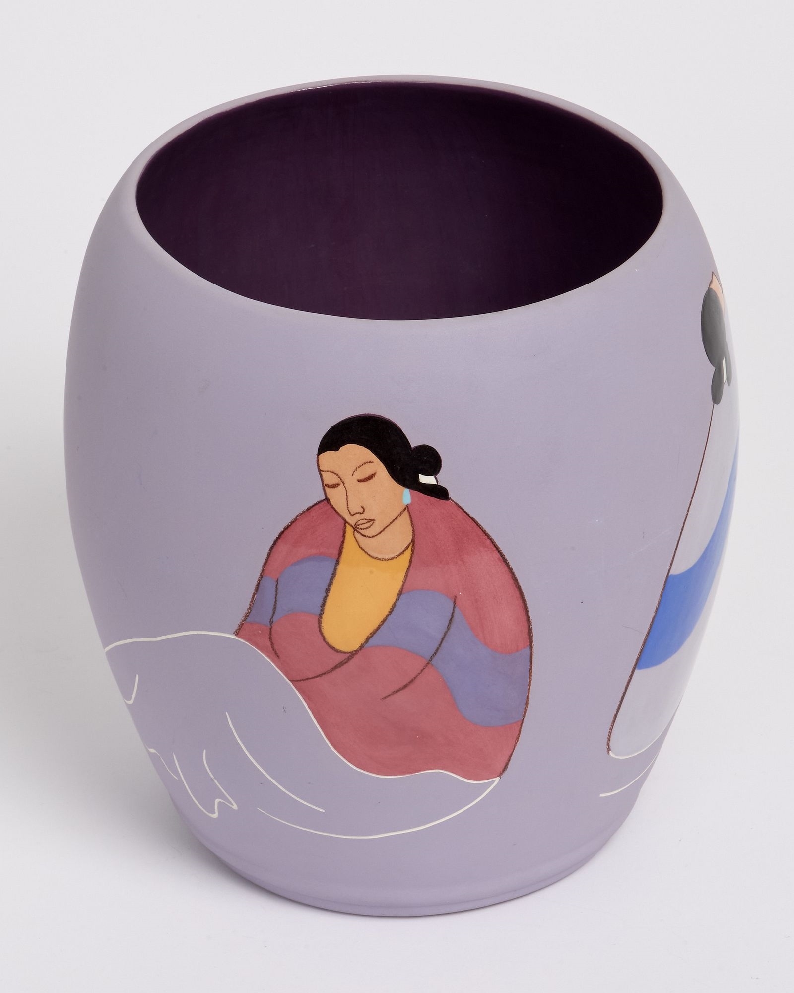 R.C. Gorman | RC Gorman Navajo Cousins (1990 Ltd. Ed. Pot (1990 ...