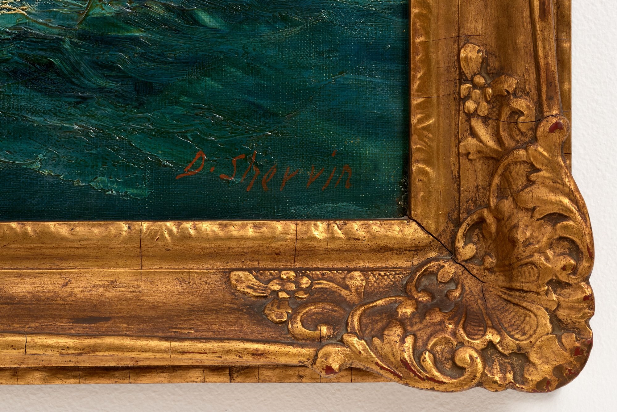Daniel Sherrin | Daniel Sherrin Clipper Ship at Sail (Oil ca. 1939 ...