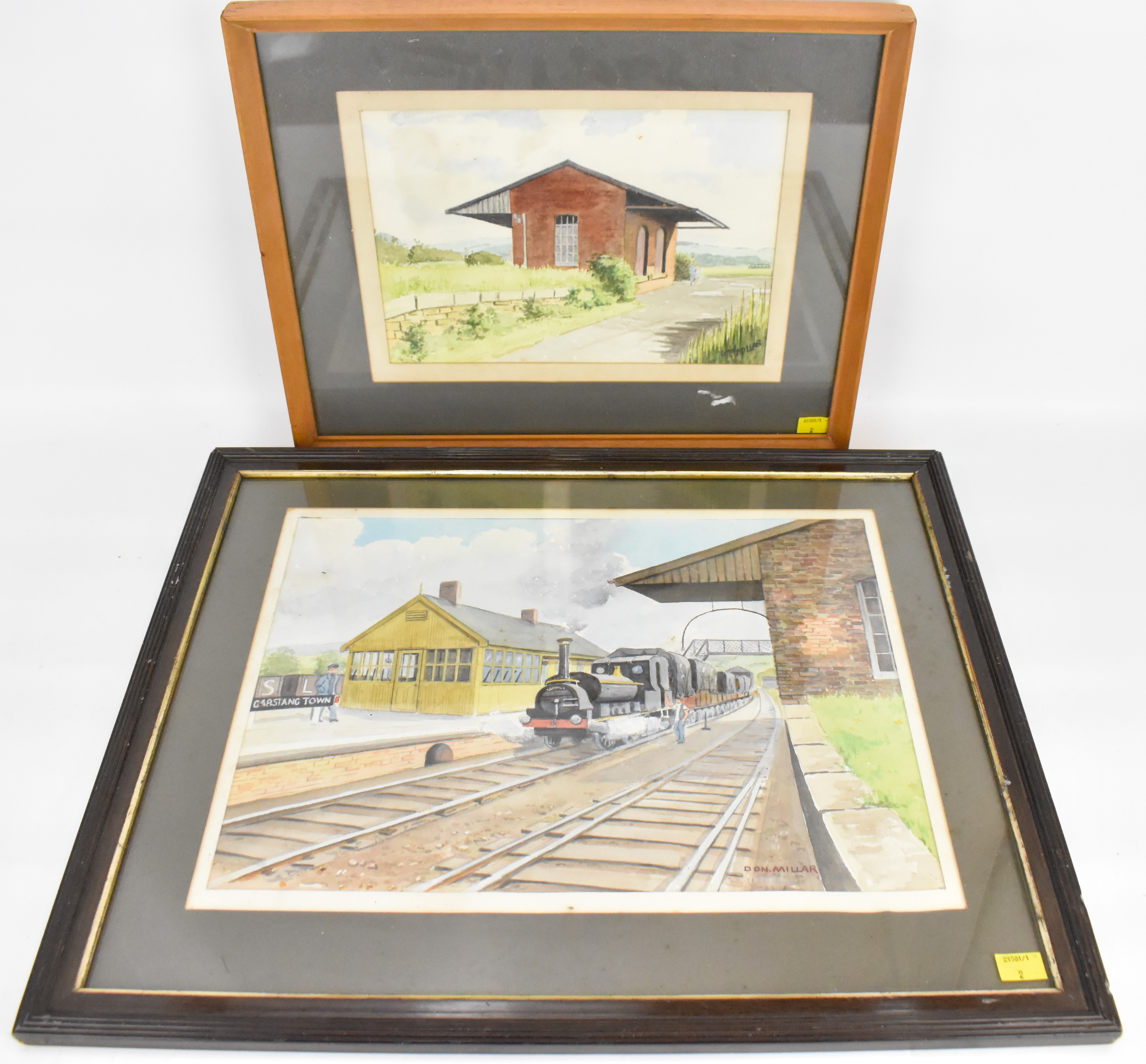 Don Millar | Garstang Town train station with Pilling Pig locomotive ...