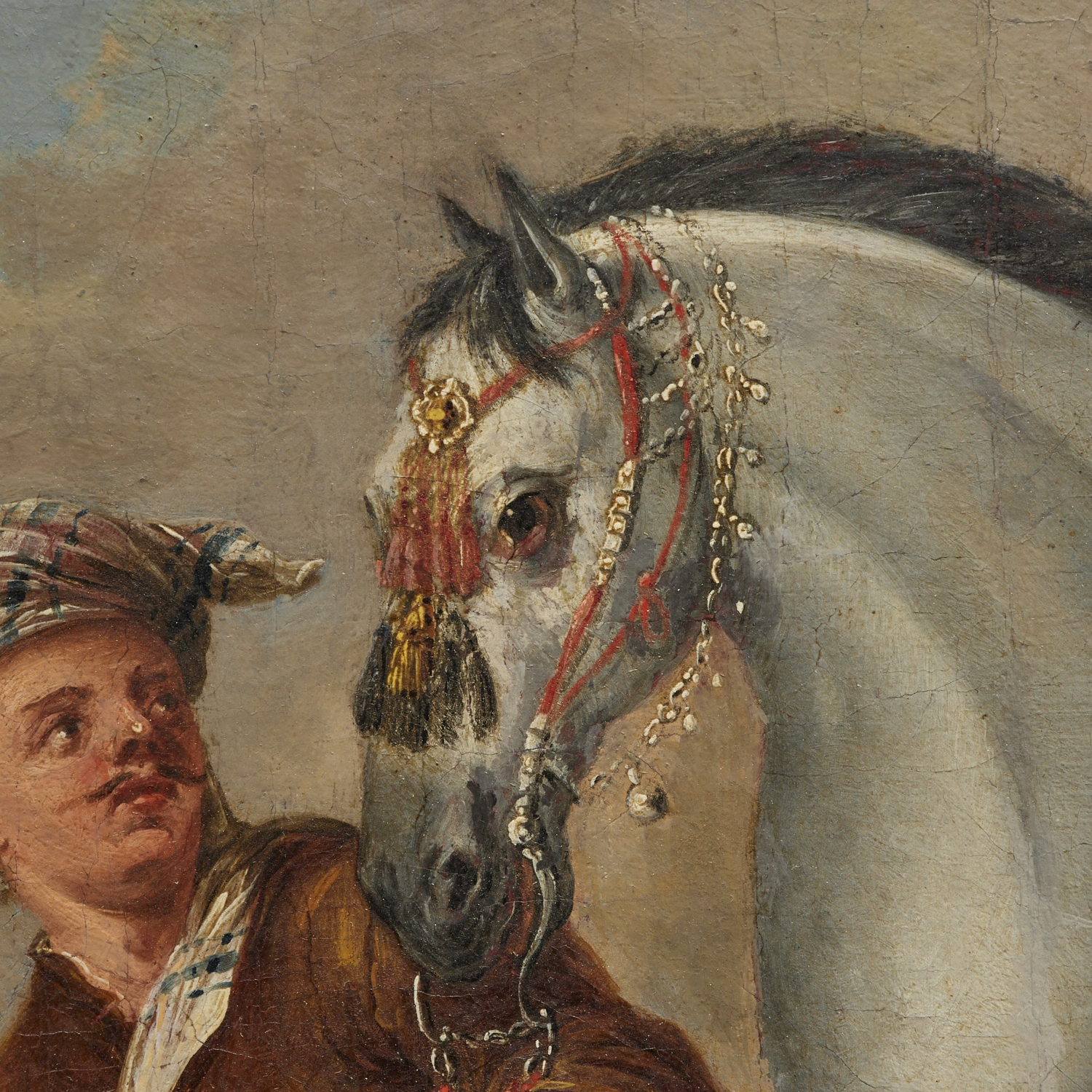 Joseph Roos | Arabian Prince with Horse (1760) | MutualArt