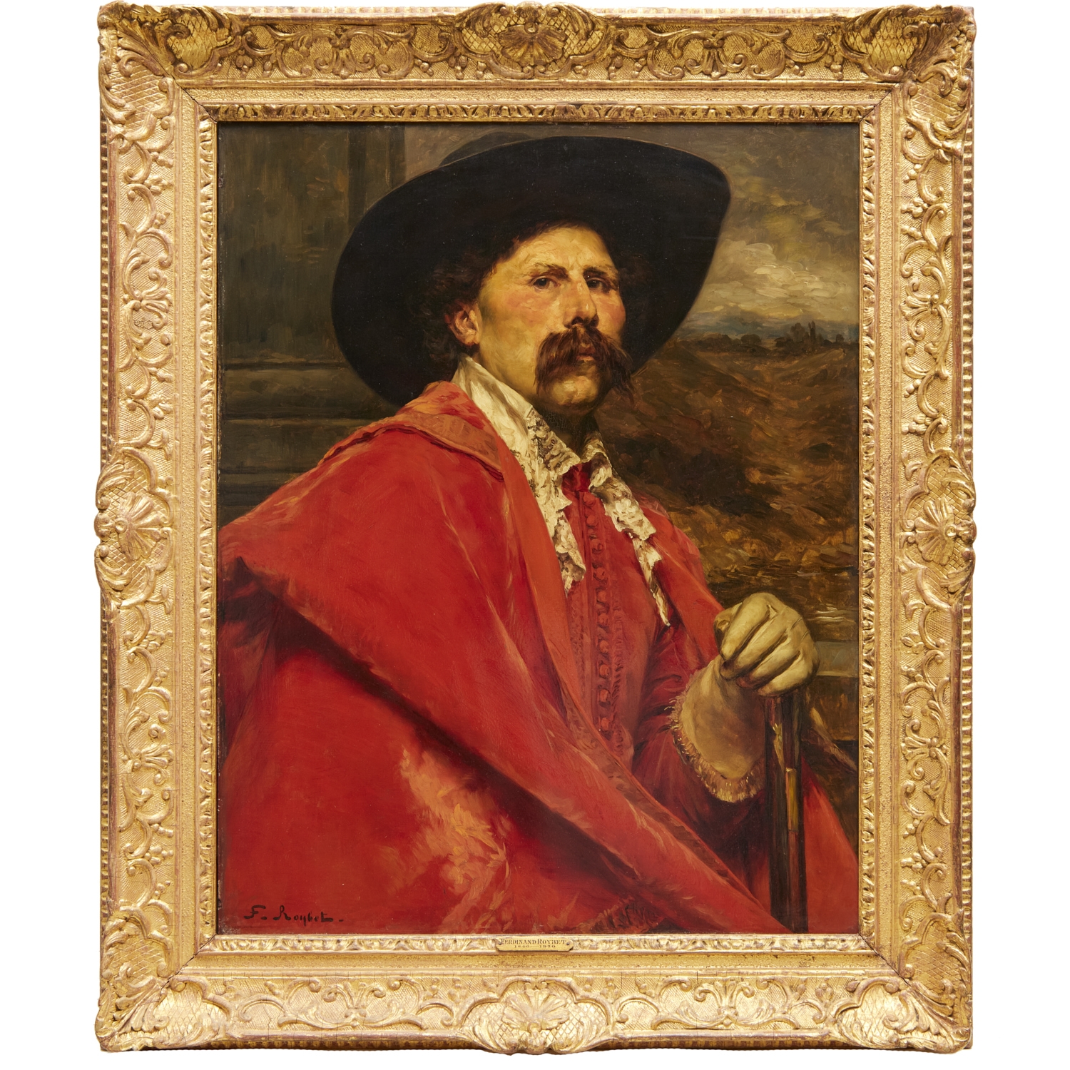 Ferdinand Roybet | Portrait of a Cavalier | MutualArt