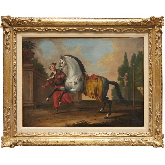 Joseph Roos | Arabian Prince with Horse (1760) | MutualArt