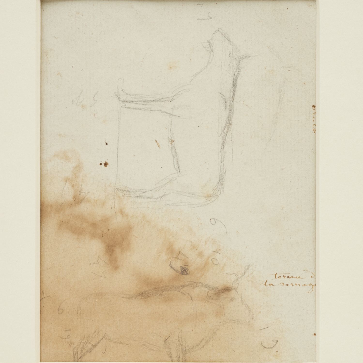 Old Masters School 18th Century | a graphite bull on the other | MutualArt