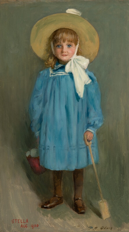 Patrick William Adam | A lady in pink (1899) | MutualArt
