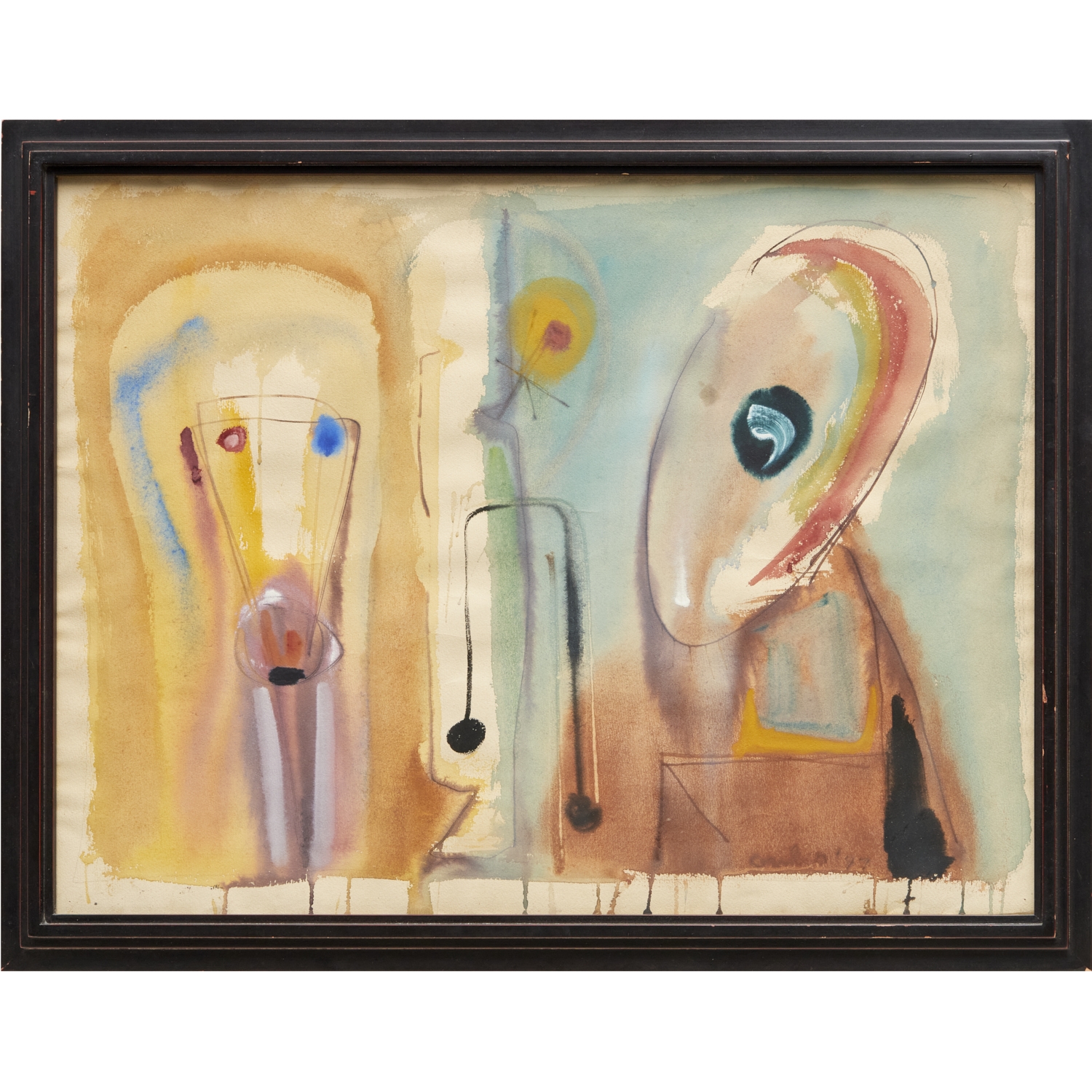 John Grillo | Abstract Figures (1947) | MutualArt