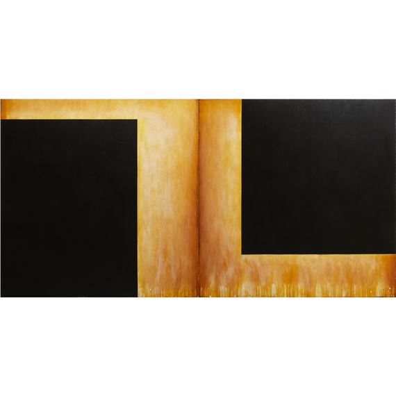 Ford Beckman | Untitled Black Wall Painting (1991) | MutualArt