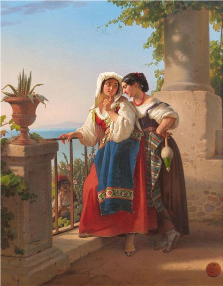 Louis-Leopold Robert | Louis Léopold Robert, follower of Two young ...