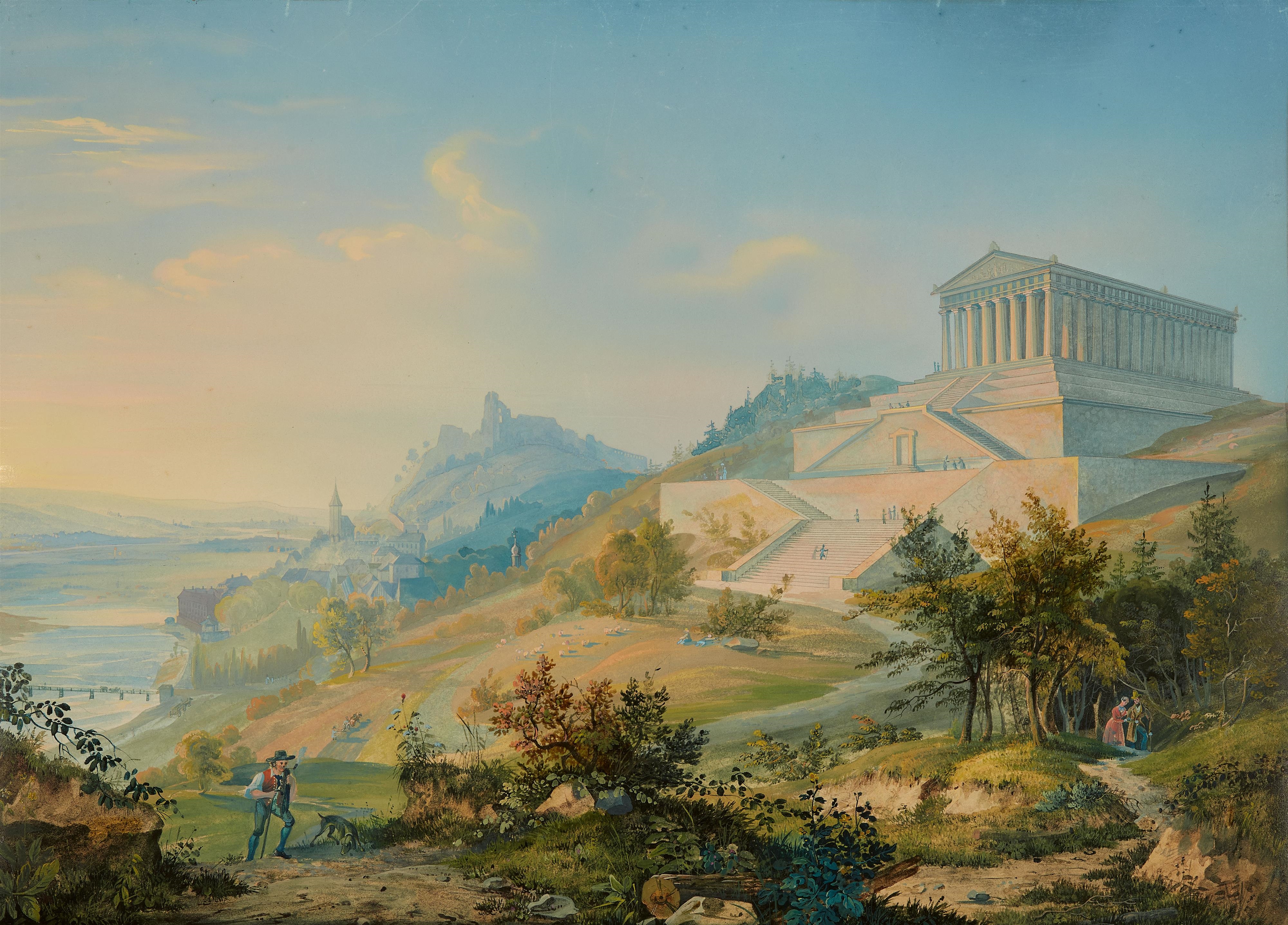 Emanuel Labhardt | Emanuel Labhardt View of the Walhalla near ...