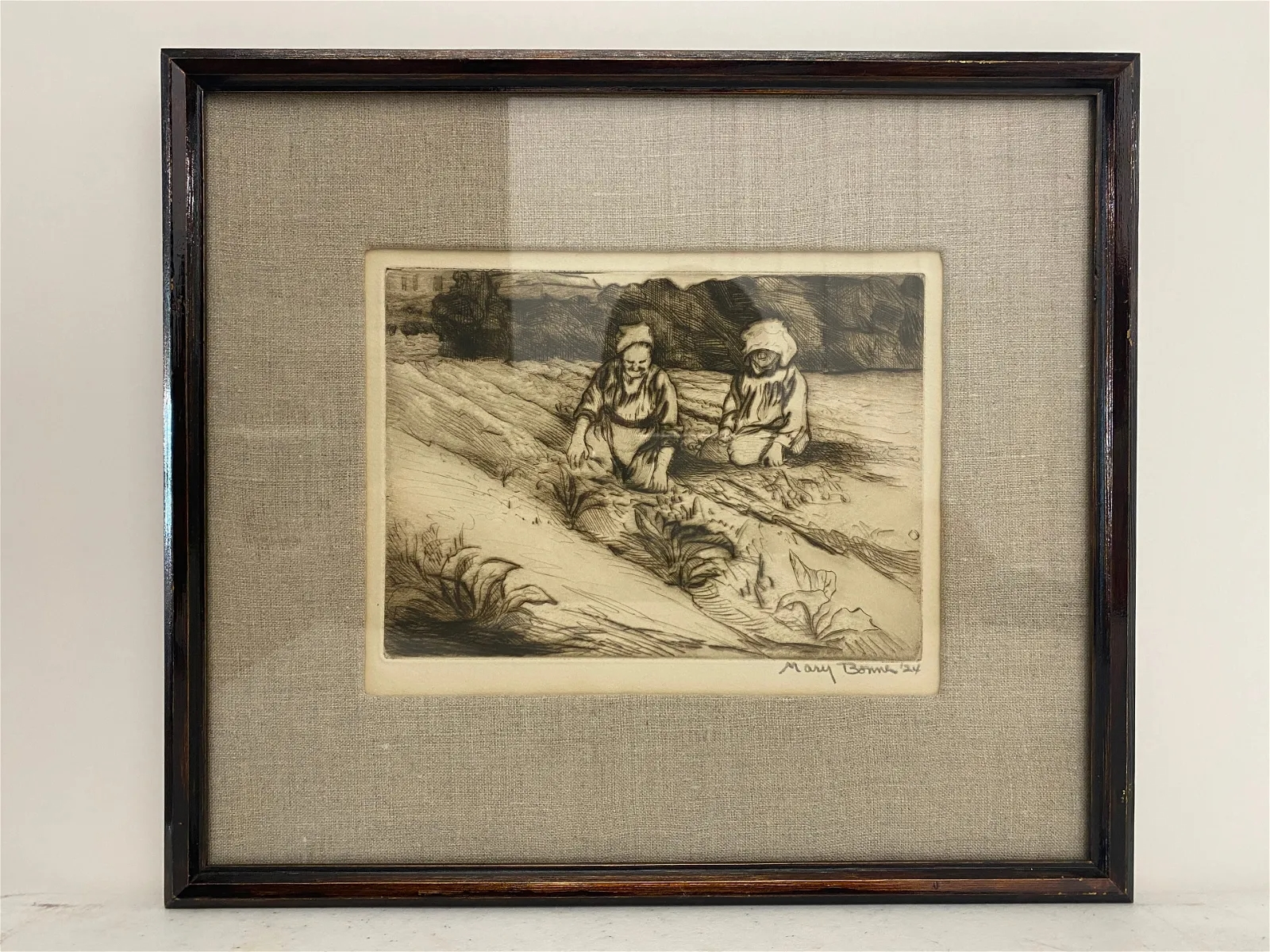 Mary Bonner | 2 Women at the Seashore (1924) | MutualArt