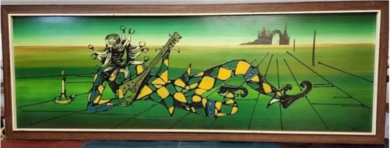 Carlo of Hollywood | Court Jester on Surreal Landscape | MutualArt